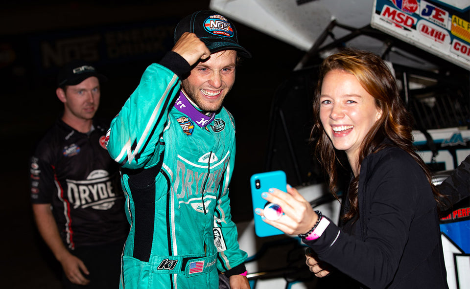 Jacob Allen gets his first World of Outlaw WIN! | Shark Racing