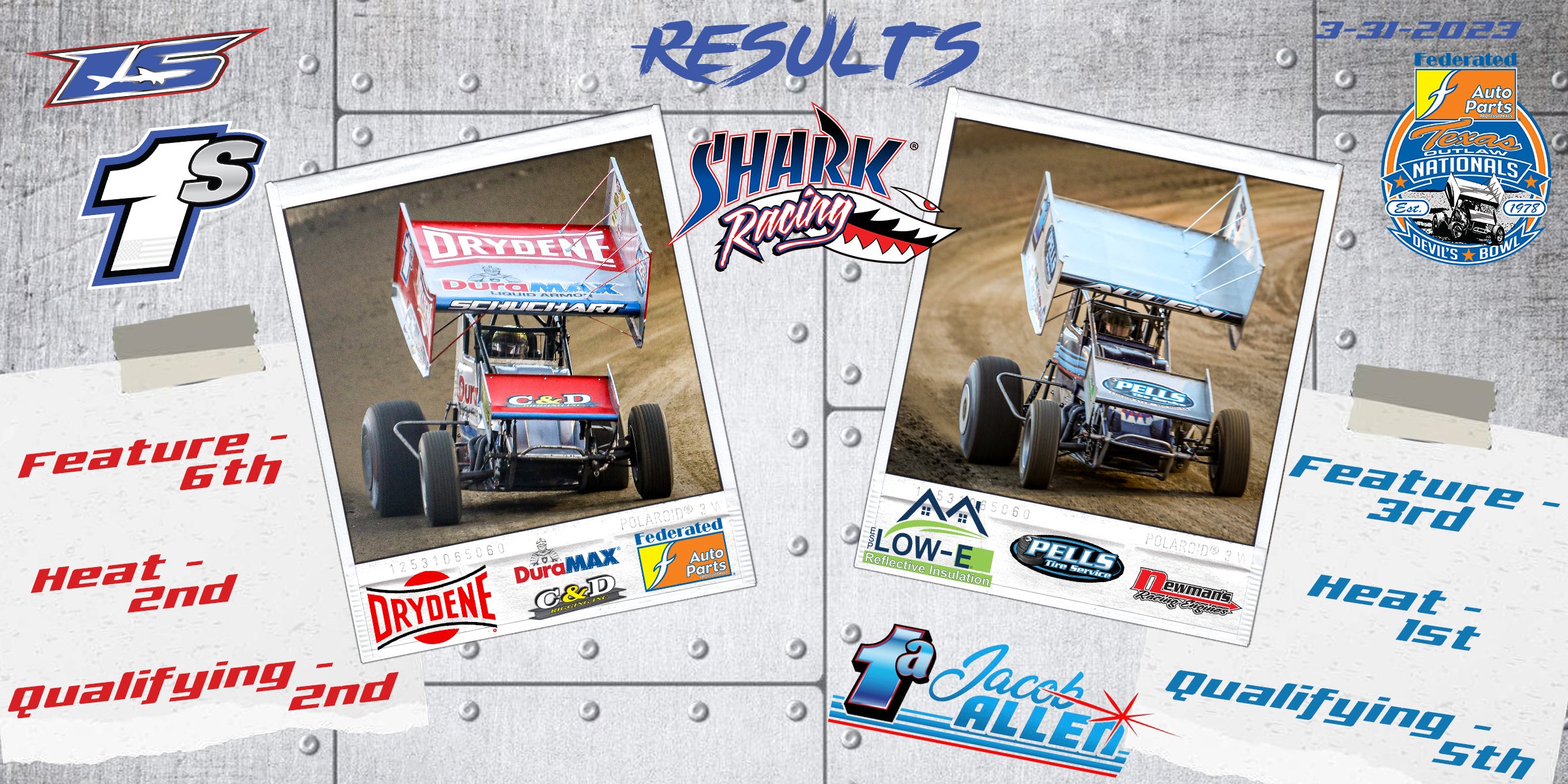 Devil's Bowl Speedway - Texas Outlaw Nationals - Night 1 | Shark Racing