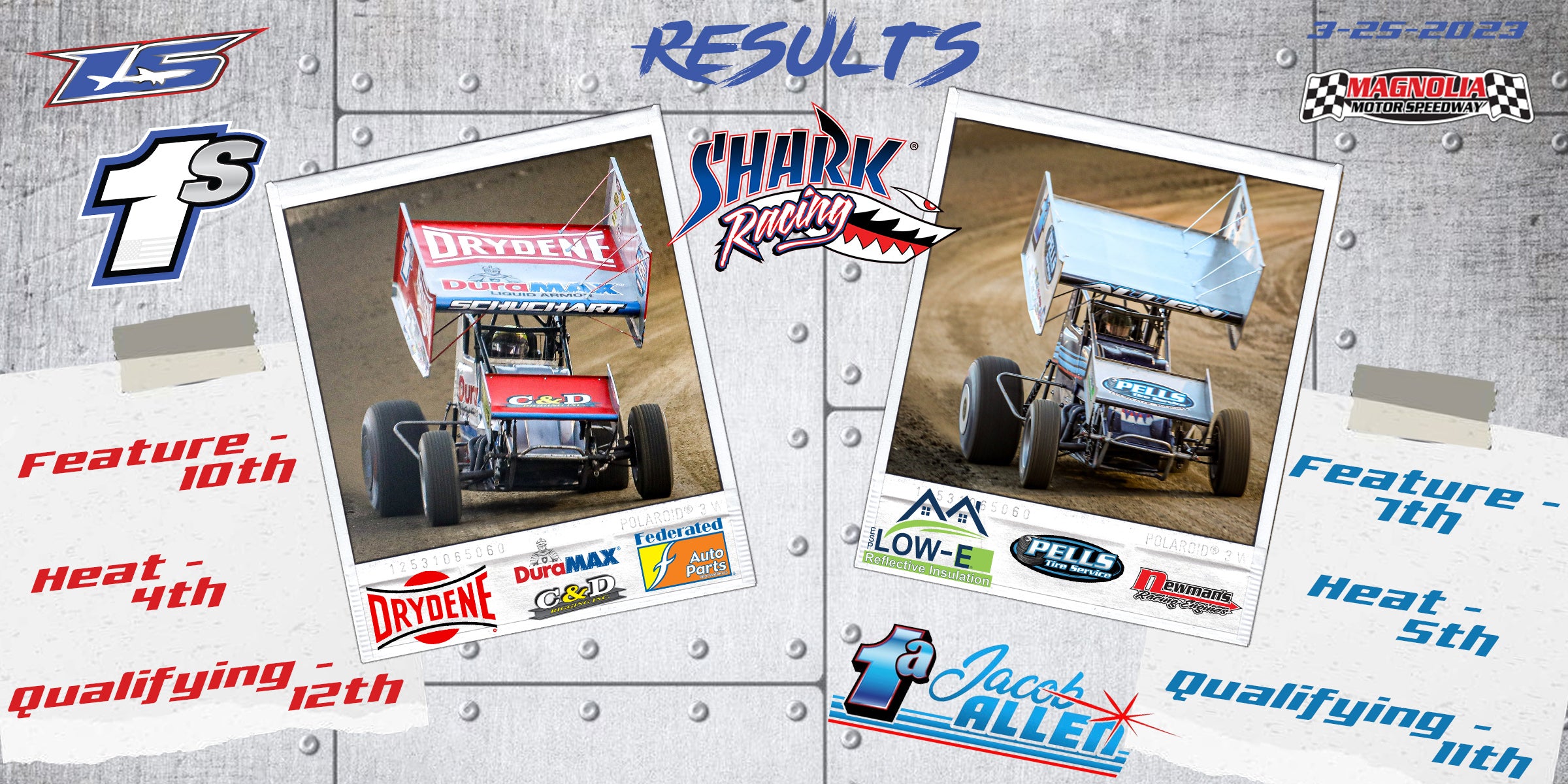 Magnolia Motor Speedway Results | Shark Racing
