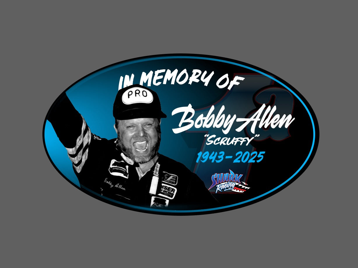 In Memory of Bobby Allen Decal | Shark Racing